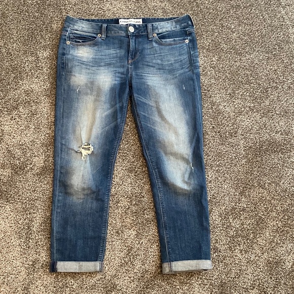 Express | Jeans | Express Modern Boyfriend Capri Jeans | Poshmark